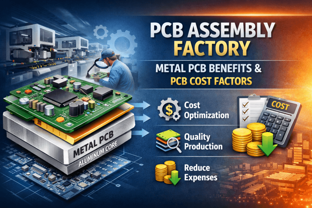 PCB Assembly Factory Guide | Metal PCB Benefits & PCB Cost Tips