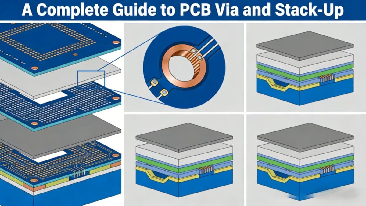PCB Via & Stack-Up Guide: Through Via, Blind Via & Buried Via | PCB Factory